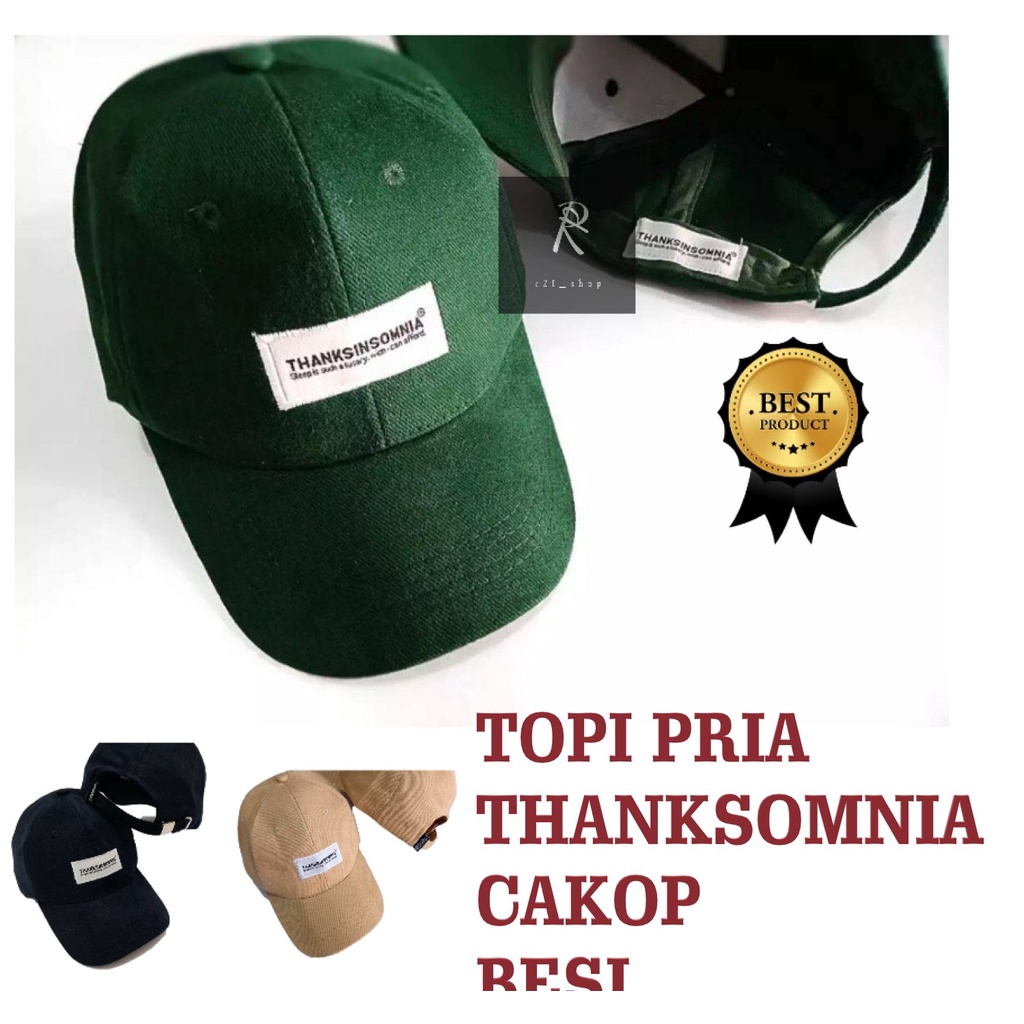 Jual RS. Topi Baseball THANKSOMNIA - Topi Baseball Pria - Topi Pria ...