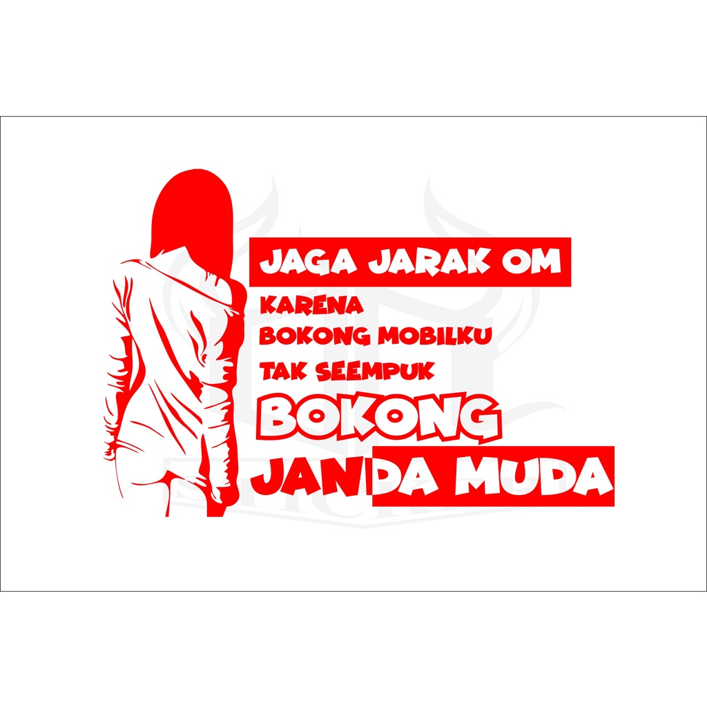 Jual Cutting Sticker Stiker Mobil Variasi Kaca Bodi Samping Kata Kata 4421