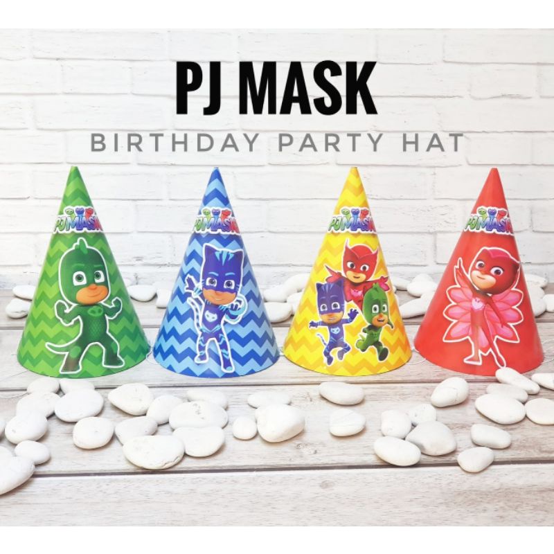 Jual PJ Mask Topi Pesta Party Hat Perlengkapan Aksesori Anak | Shopee ...