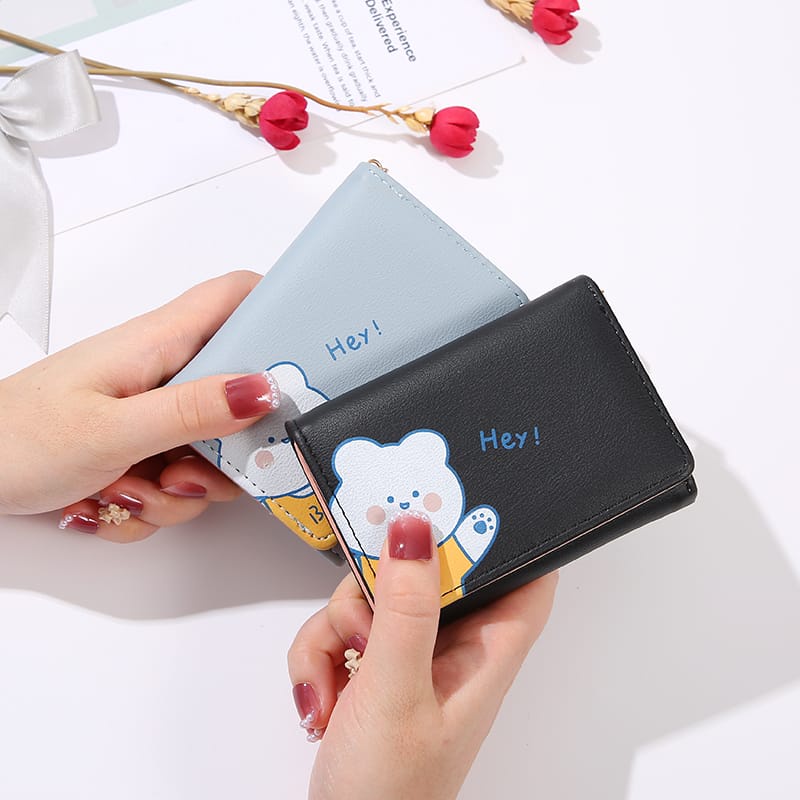 Jual ASIN829 Dompet Lipat Mini Wanita Motif Animal Fashion Wanita ...