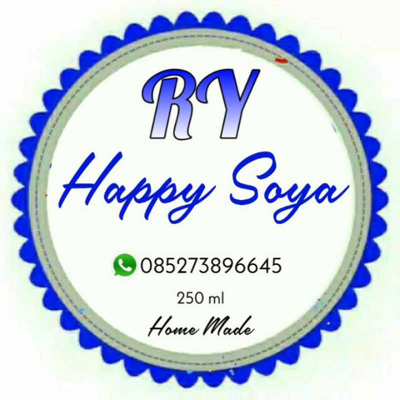 Jual STICKER HAPPY SOYA/STICKER MINUMAN | Shopee Indonesia