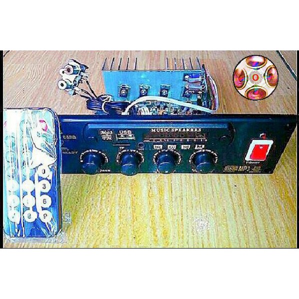 Jual KIT PANEL TONE CONTROL MP3 USB & POWER AMPLY 60 WATT STEREO ...