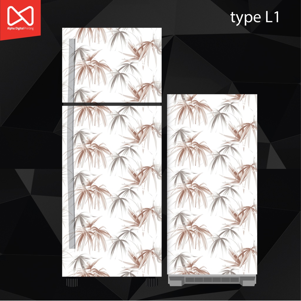 Jual Cetak Sticker Kulkas Motif Daun dan Bunga | Shopee Indonesia