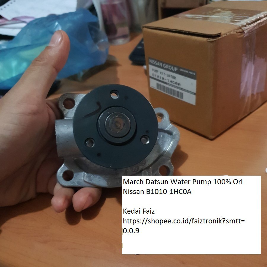 Jual March Datsun Water Pump 100% ORI NISSAN B1010-1HC0A | Shopee Indonesia