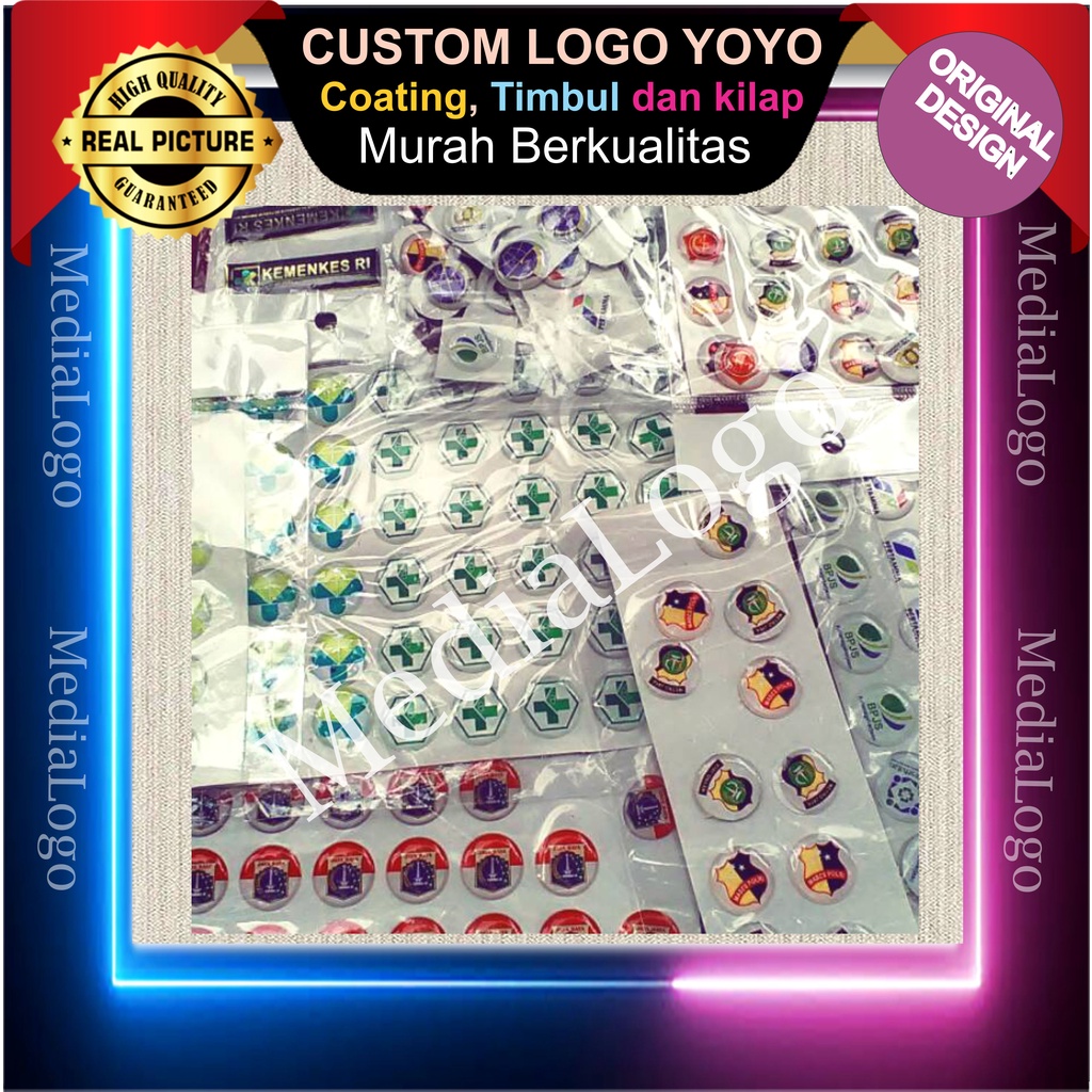 Jual CUSTOM LOGO YOYO ID CARD-NAMETAG | Shopee Indonesia