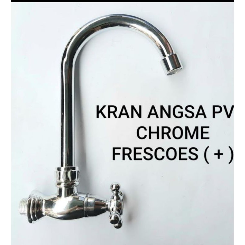 Jual kran angsa pvc chrome frescoes (+) | Shopee Indonesia