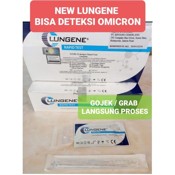 Jual ALAT TEST SWAB ANTIGEN LUNGENE CLUNGENE IZIN KEMENKES ORIGINAL ...