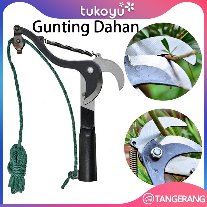 Jual Gunting Dahan Tarik/Gunting Dahan Pohon Pisau Tali Gergaji Pohon Anti Karat Tree Pruner ...