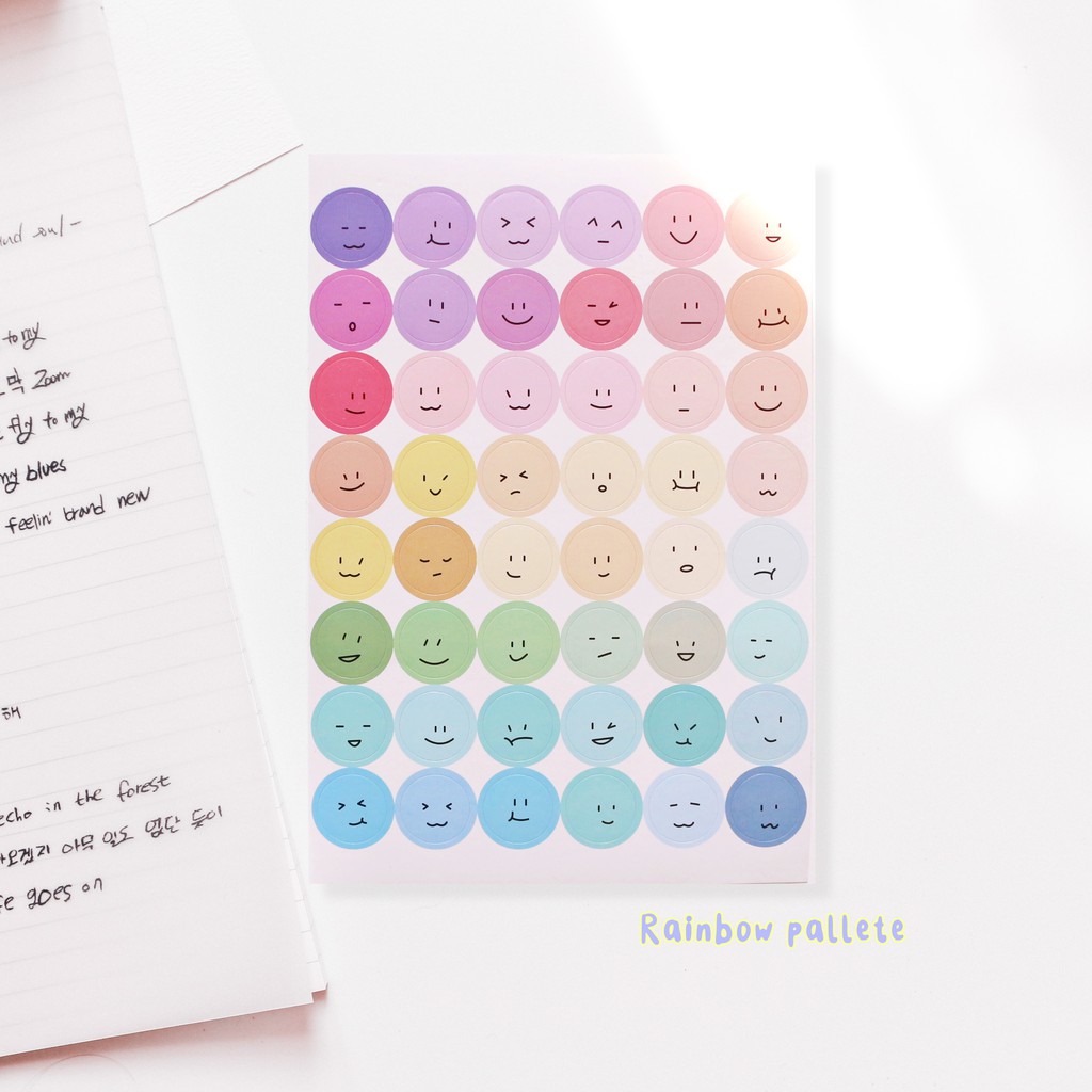 Jual EMOTICON PALETTE STICKER | Shopee Indonesia