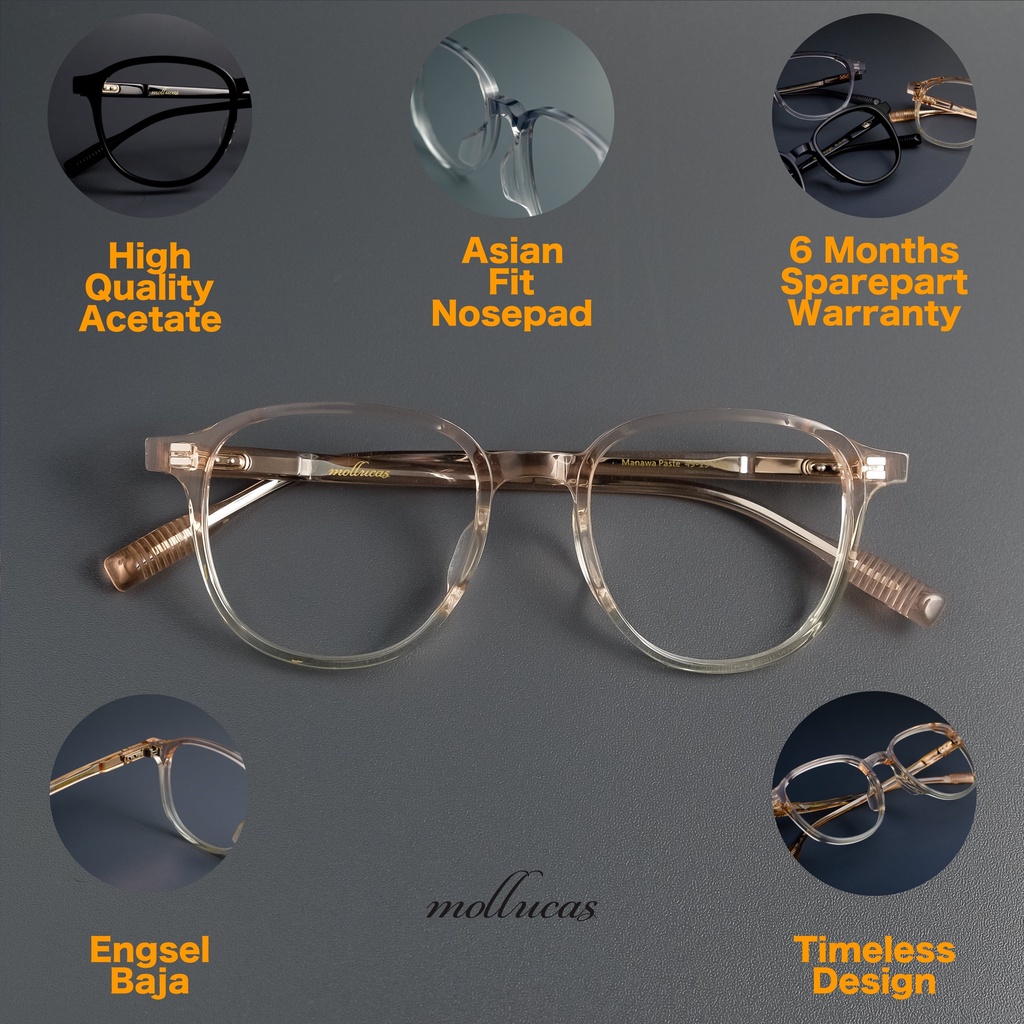 Jual Mollucas - Mollucas Manawa C4 Paste - Frame Kacamata - Pria/Wanita ...