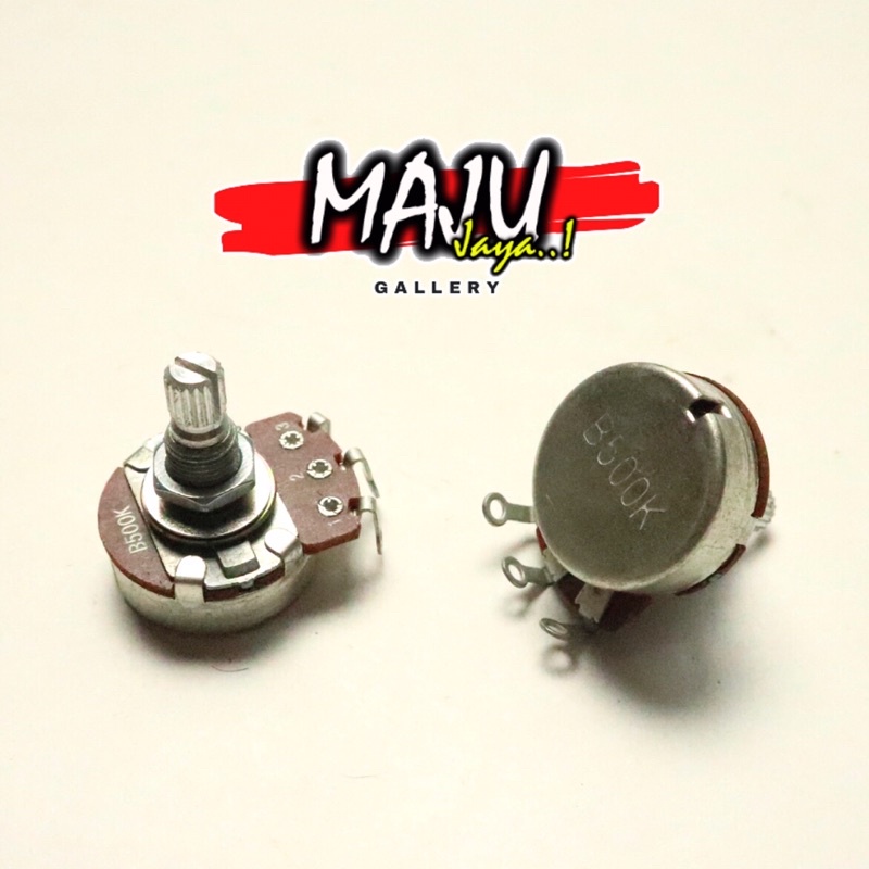 Jual potensio potentiometer gitar bass elektrik jumbo B500k | Shopee ...