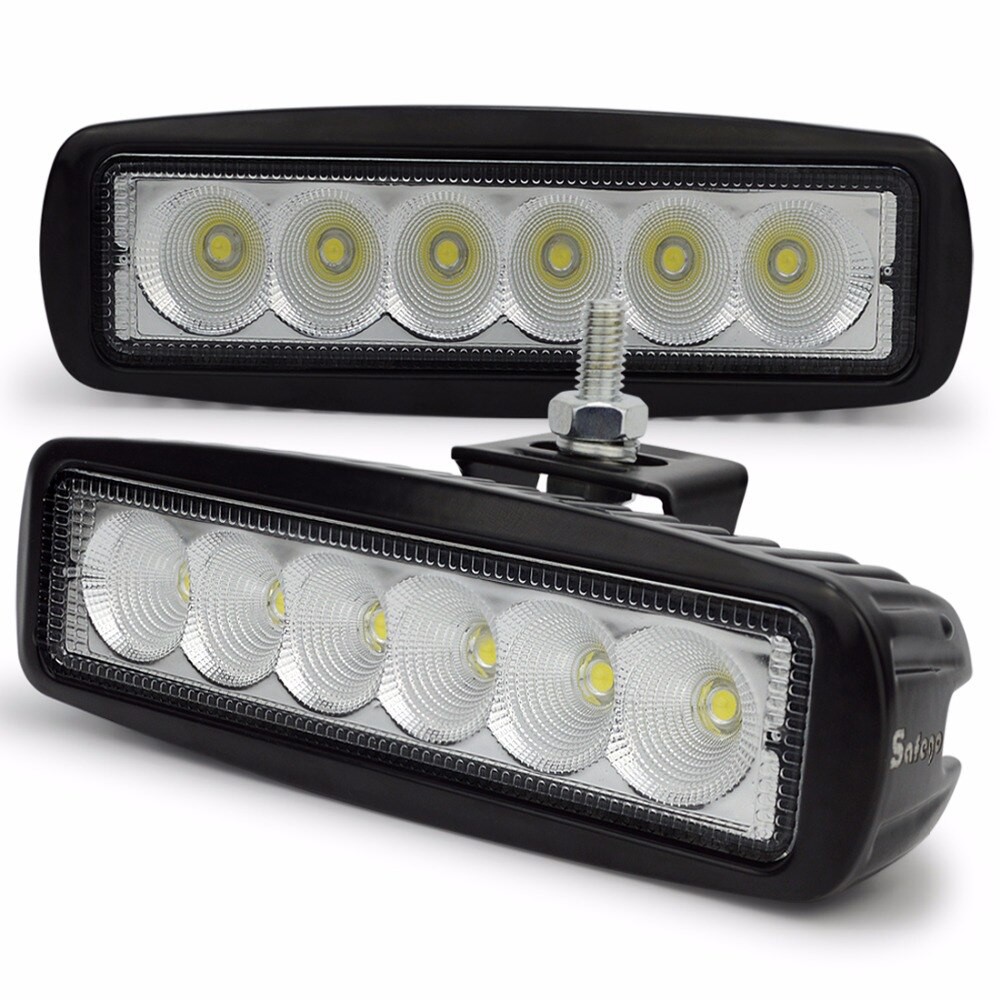 Jual IMPORT 2x 12 Volt 18W LED work light bar lamp tractor work lights ...