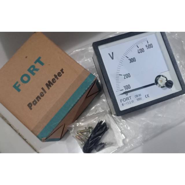 Jual VOLTMETER ANALOG JARUM 500V FORT TIPE FT-96 V 500 | Shopee Indonesia