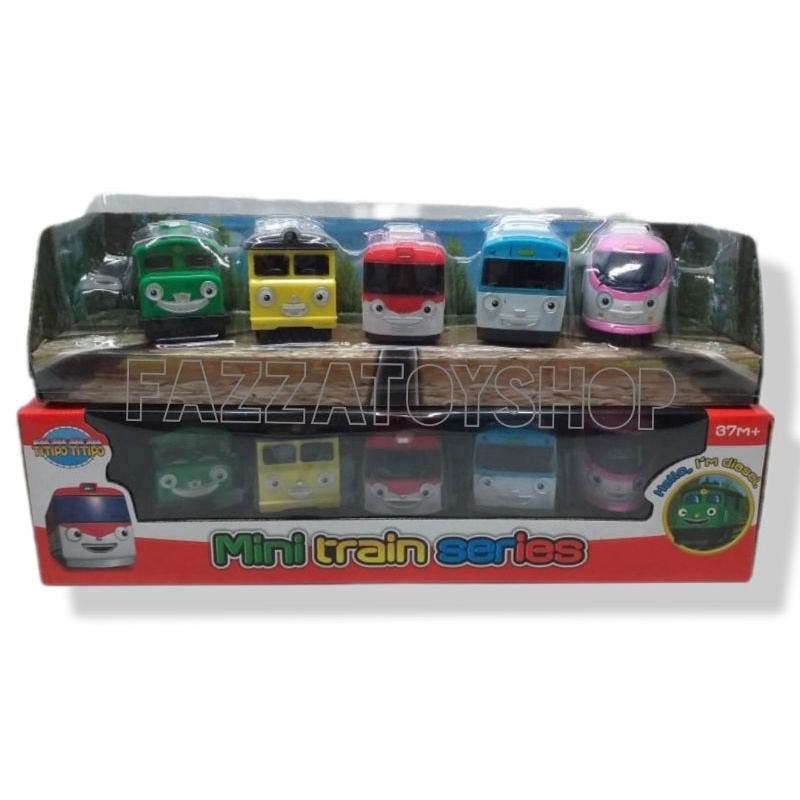 Jual Mainan anak-Titipo Mini train series-Tayo Bus Set | Shopee Indonesia