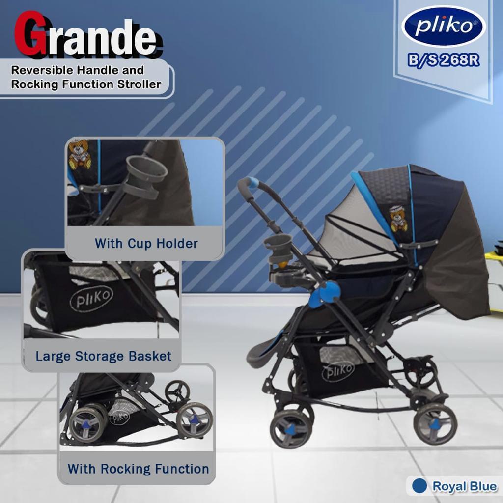 Jual Pliko baby Stroller Grande 268R / Stream 397R / Kereta Dorong Bayi ...