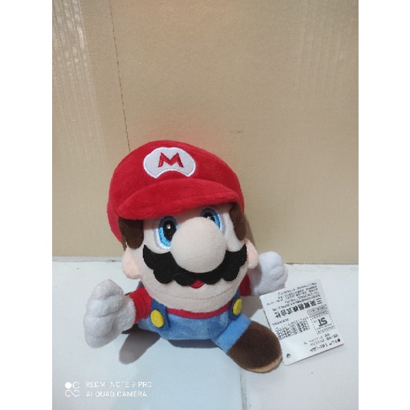 Jual boneka impor super mario licensed by nintendo (run mario) | Shopee ...