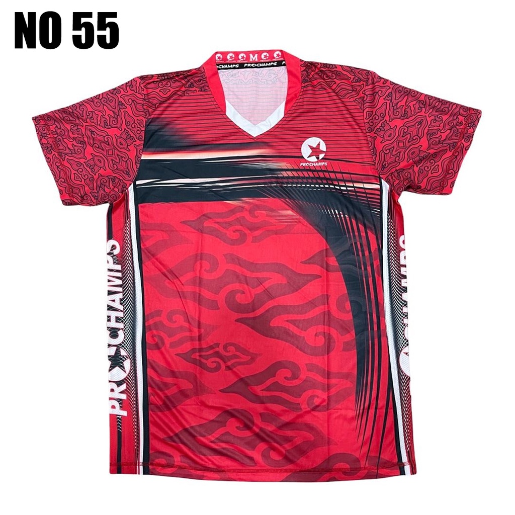 Jual Prochamps Kaos Motif No 55 / Baju / Jersey / Kaos Badminton ...