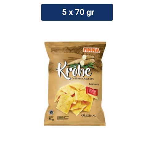 Jual Finna Krobe Cassava Crackers Original 5 x 70 gr | Shopee Indonesia
