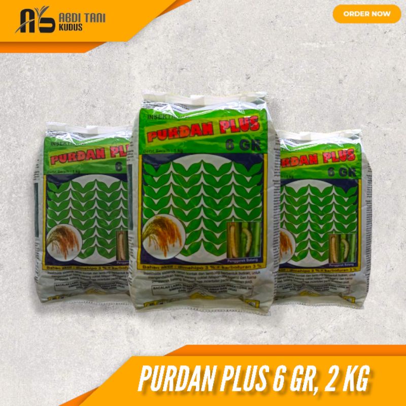 Jual INSEKTISIDA TABUR PURDAN PLUS 6 GR 1 KG PENGENDALI SUNDEP DAN ...