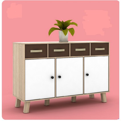 Jual Lemari Bufet Minimalis Arnor SB120 rak kayu buffet bupet kayu ...