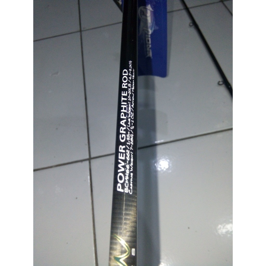 Jual Alat Mancing Joran Baitcasting Pioneer Emotion 662 195 Cm Bahan ...