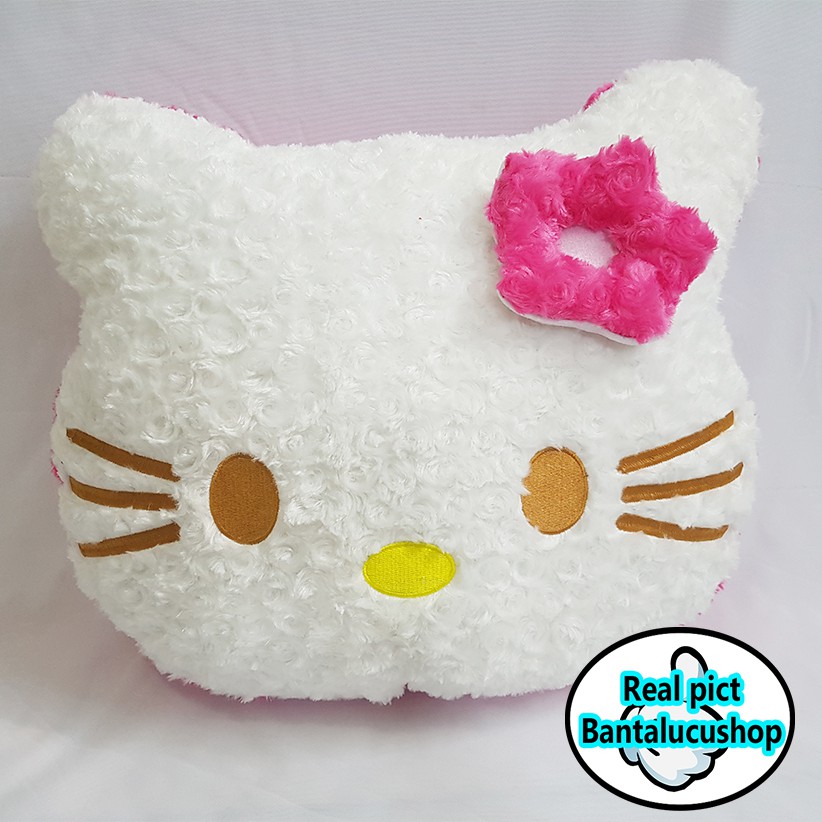 Jual Bantal Hello Kitty Kepala Hello Kitty L Bahan Snail 40x50CM ...