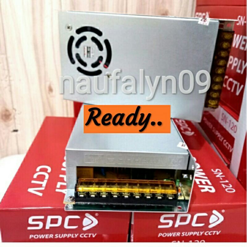 Jual NEW~BEST SPC SN-120 Power Supply Cctv 12V 20A | SPC Adaptor Jaring 12V/20A | Shopee Indonesia