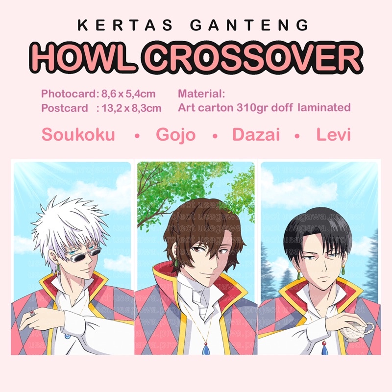 Jual Kertas Ganteng Photocard dan Postcard Howl’s Moving Castle ...