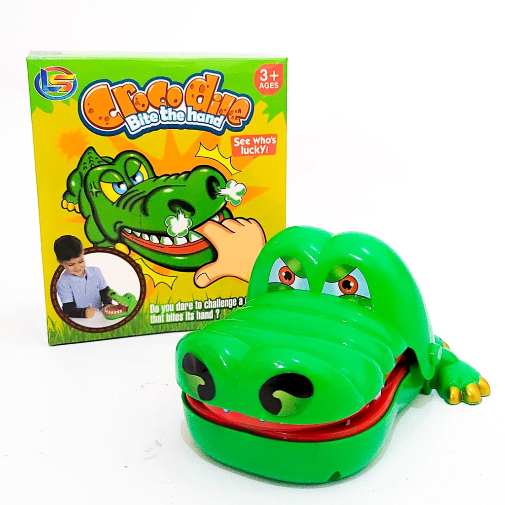 Jual Crocodile Bite the Hand Games Family - Mainan Anak SNI Gigit Buaya ...