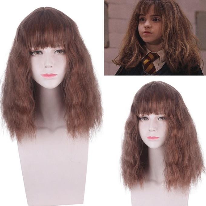 Jual LOL-99 wig rambut palsu cosplay wavy brown hermione harry potter ...