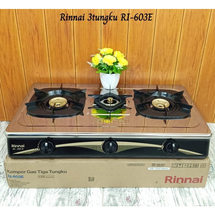 Jual KOMPOR GAS RINNAI 2 TUNGKU RI 302S/RI-522E/RI-522C/RI-522S/RI-602E ...