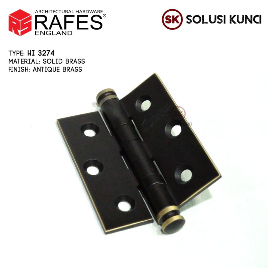 Jual Engsel Pintu RAFES ENGLAND Solid Brass (HI 3274) | Shopee Indonesia