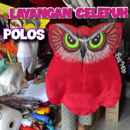 Jual LAYANGAN CELEPUK MURAH/LAYANGAN KAIN/LAYANGAN BURUNG HANTU/LAYANG ...
