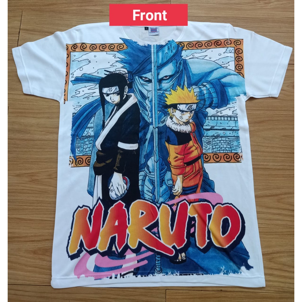 Jual KAOS NARUTO AOP 03, TAG THAILAND, AOP, ALL OF PRINT DEPAN BELAKANG ...