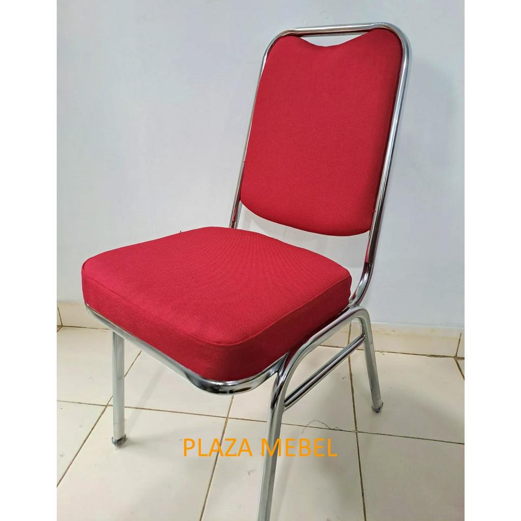 Jual Kursi Susun Serbaguna Diamond / Winstar ( Merah / Biru ) Kain Besi ...