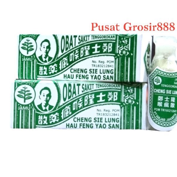 Jual obat sakit tenggorokan cheng sie lung hau feng yao san ( CSL ...