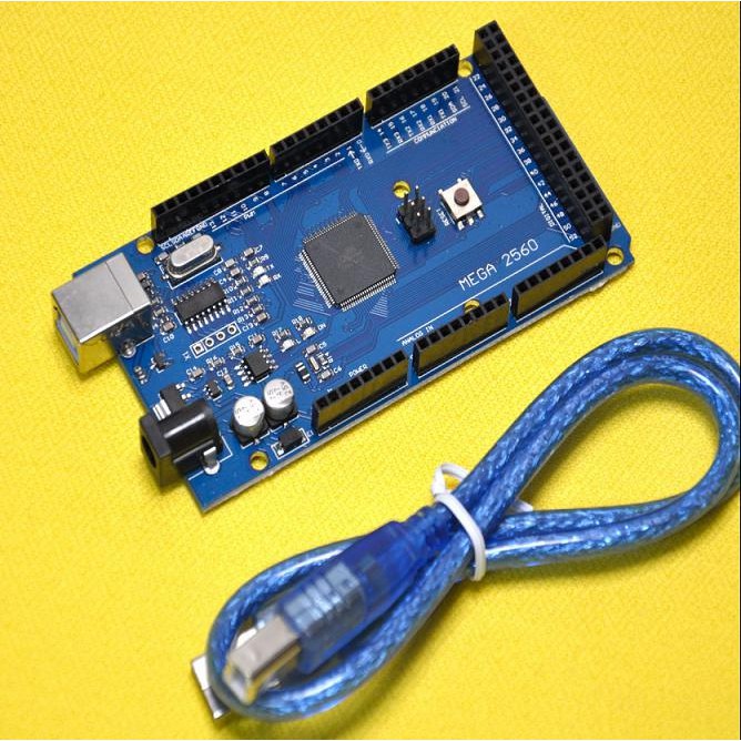 Jual Arduino ATmega2560-16AU CH340G MEGA 2560 R3 Board + Free USB Cable | Shopee Indonesia