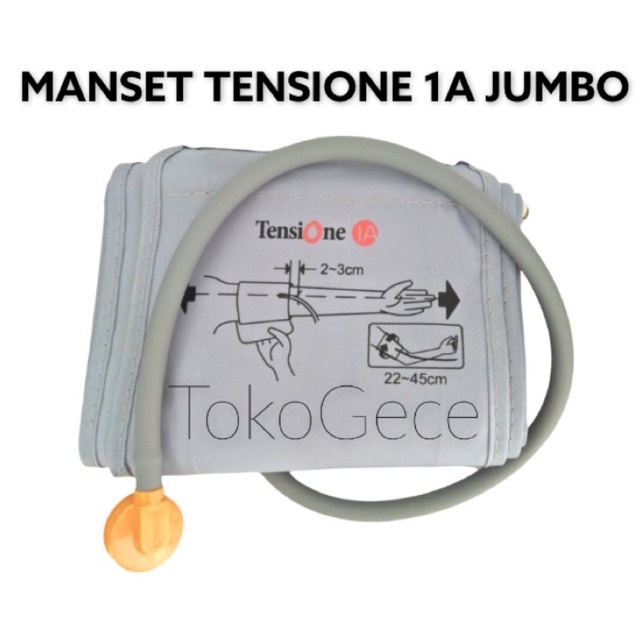 Jual Manset Tensimeter Digital Jumbo Cuff Tensi Digital Ukuran L (22 ...