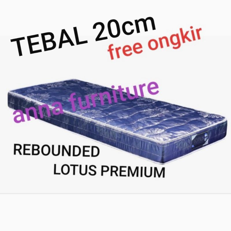 Jual KASUR ORTHOPEDIC LOTUS REBOUNDED FIBER FOAM BY CENTRAL SPRINGBED ...