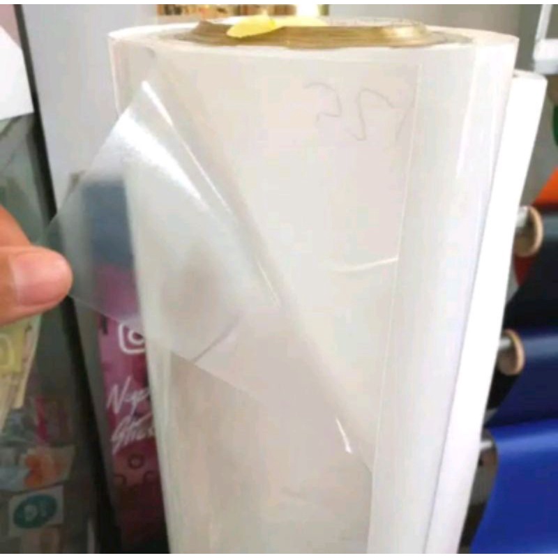 Jual scotlite motor putih transparan bening glossy maxdecal | Shopee ...