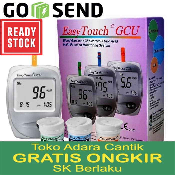 Jual Alat Tes Cek Gula Darah Diabetes Kolesterol Asam Urat 3 in 1 ...