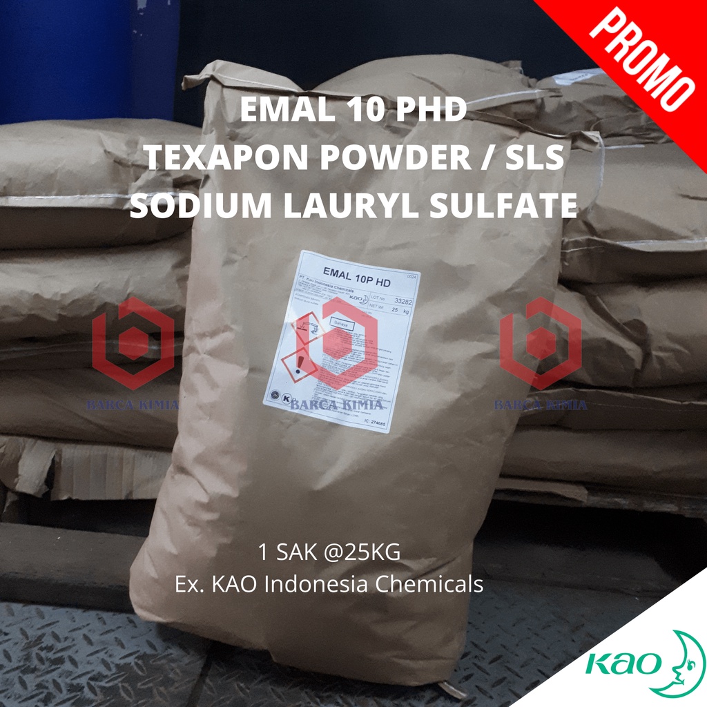 Jual KAO EMAL 10P HD 1 SAK 25 KG / TEXAPON POWDER / SLS - BAHAN SABUN ...