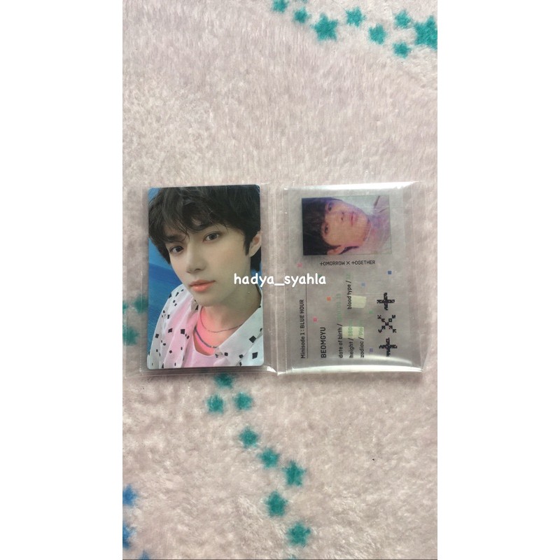 Jual PHOTOCARD BEOMGYU MINISODE BLUE HOUR AR VR | Shopee Indonesia