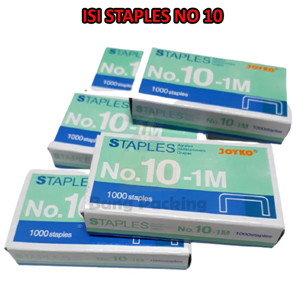 Jual Isi Staples No 10 Isi Stapler No 10 Isi Stapler untuk Stapler HD ...