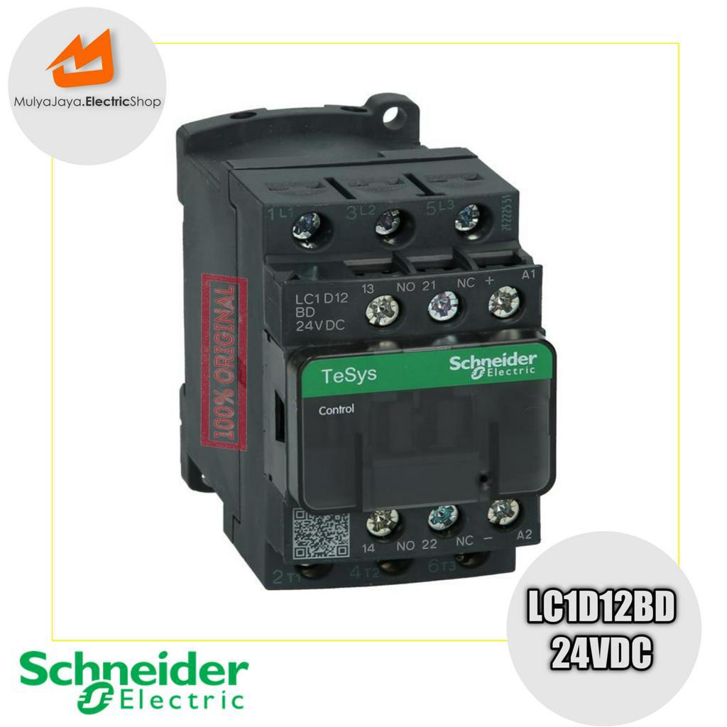 Jual Kontaktor Schneider LC1D12BD 24V DC contaktor lc1d12bd 24vdc magnetic contactor lc1d12bd ...