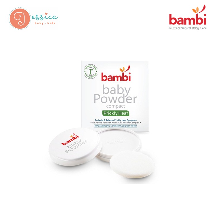 Jual Bambi Baby Powder Compact Prickly Heat 40gr | Shopee Indonesia