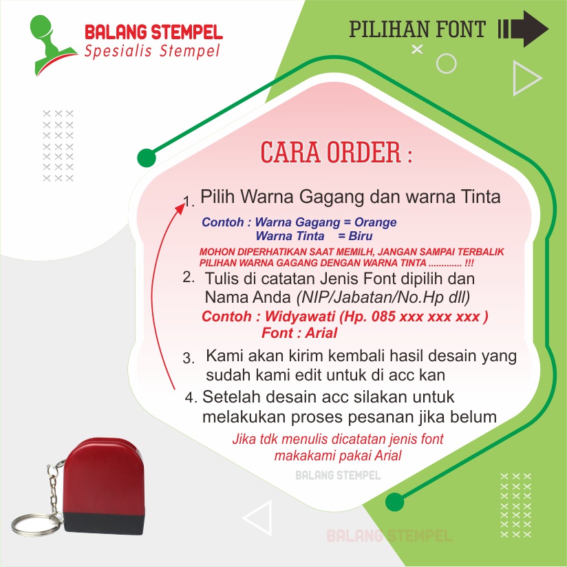 Jual Stempel Nama Dokter Bidan Perawat Apoteker Cap Stampel Flash Warna Otomatis Custom ...