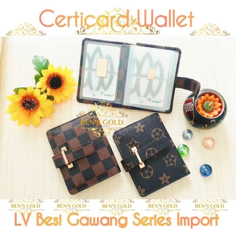 Jual DOMPET ANTAM LOGAM MULIA KEMASAN KARTU PRESS BESI GAWANG SERIES ...