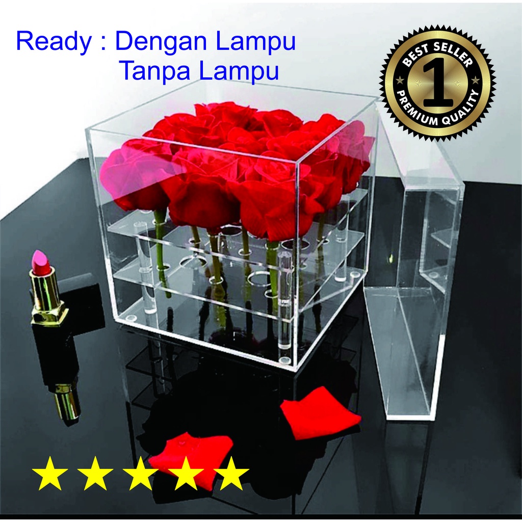 Jual Acrylic flower box/tempat bunga akrilik | Shopee Indonesia