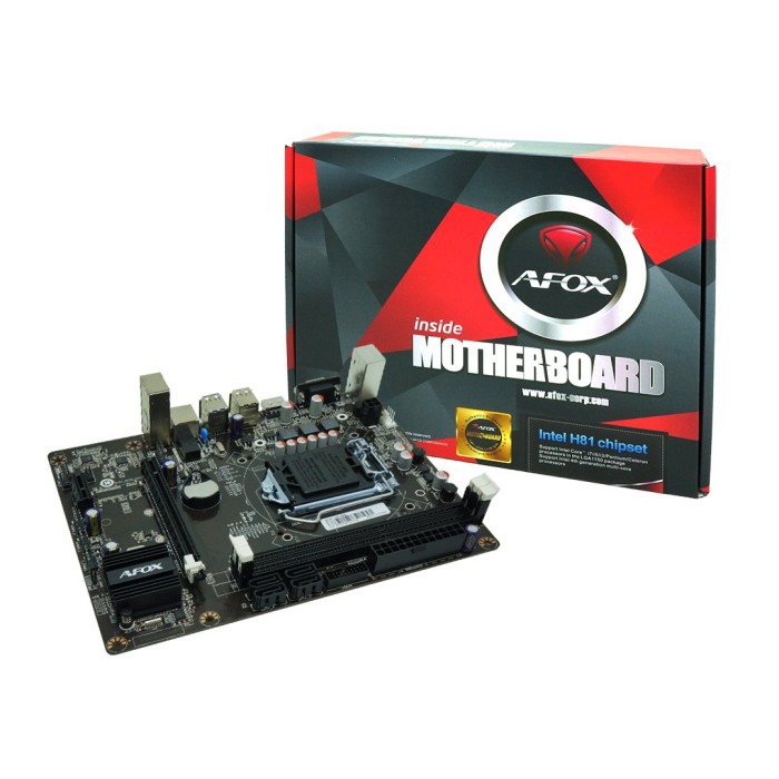 Jual AFOX H81 Motherboard Intel H81 Chipset LGA 1150 | Motherboard ...